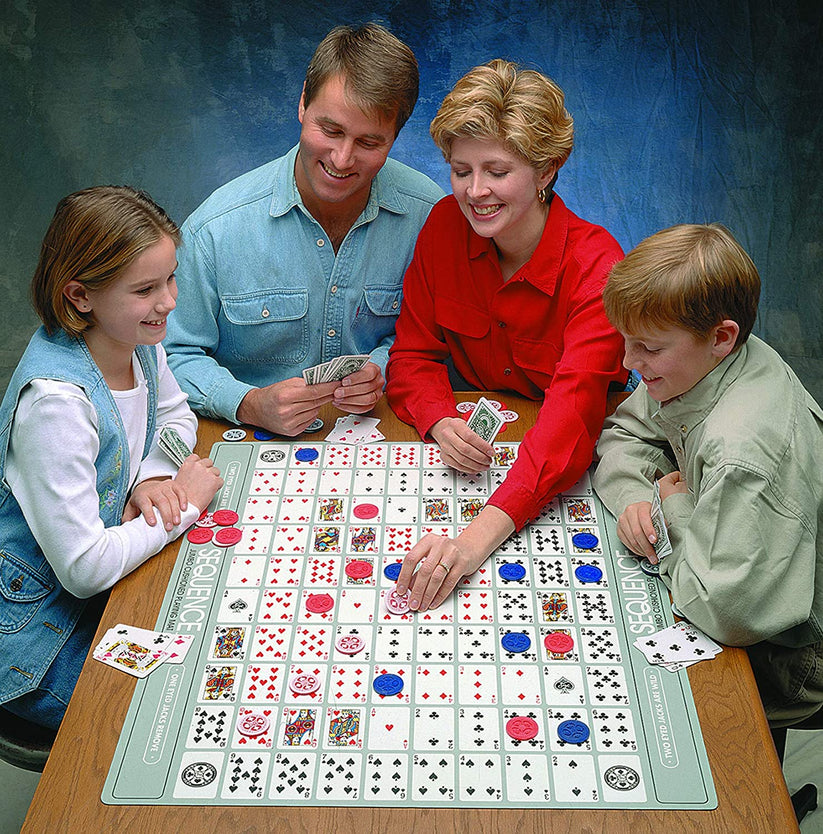 Sequence Board Game, Sequence Travel Board Card Game Educational Board
